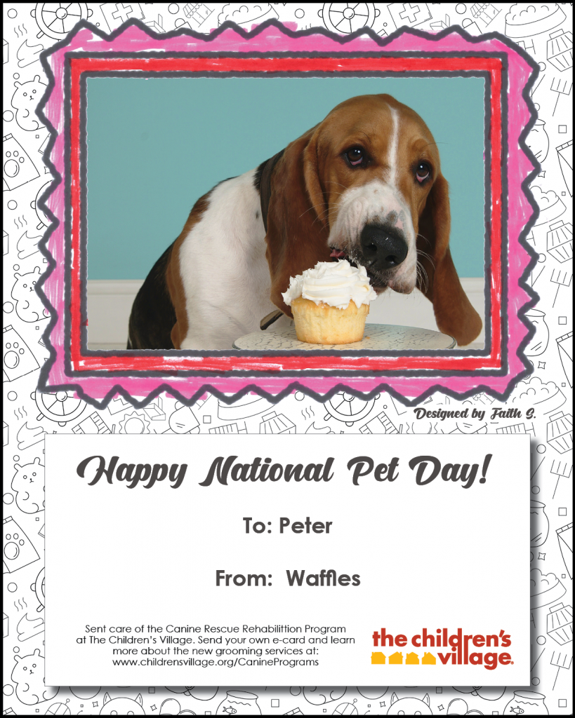 Celebrate National Pet Day! - The Children's Village